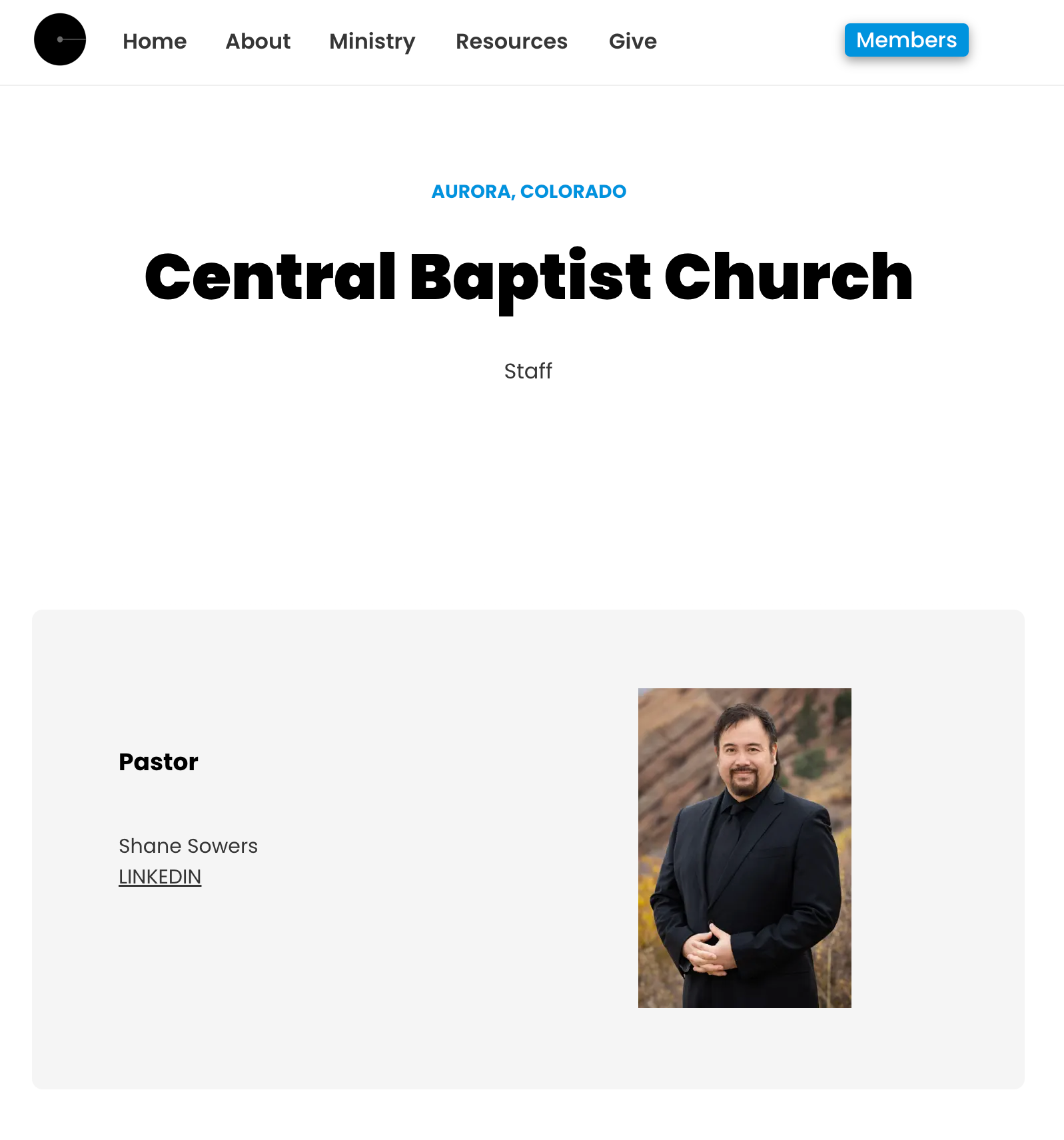 Southern Baptist | Central Baptist Church | Staff